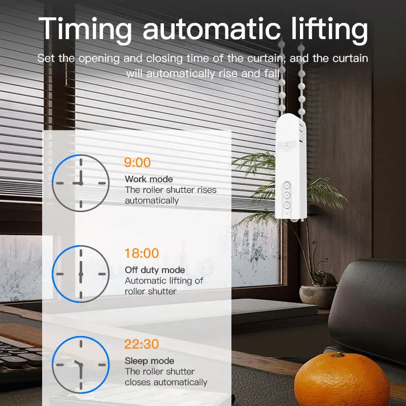 Smart Motorized Chain Curtain Motor Tuya WIFI Remote Control