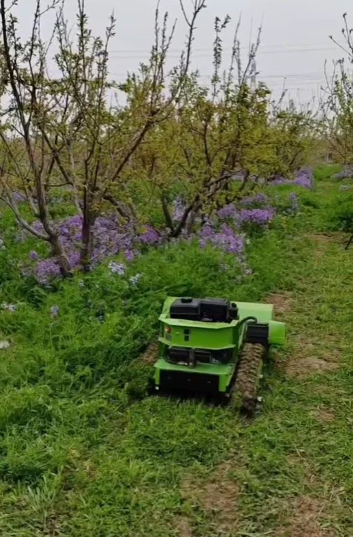 Powerful Agricultural Robot Lawn Mower with Diesel Engine & Remote ...
