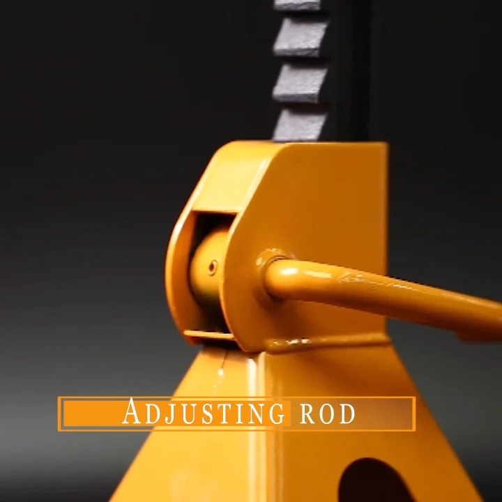 Dingqi Rolling Car Screw Jack Stand Heavy Duty Auto Adjustable Folding ...
