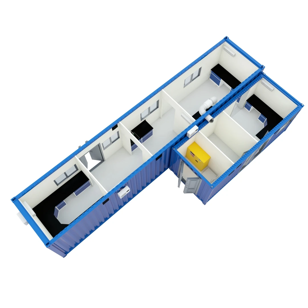 40HQ Mobile PCR Laboratory Transportable Container Lab Portable Modular ...