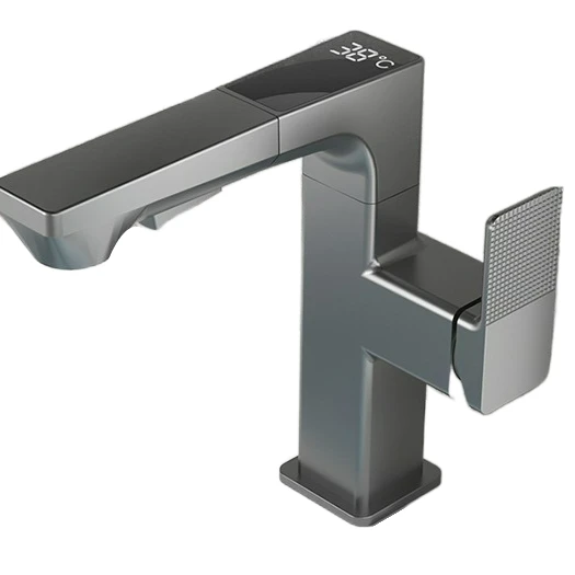 Smart Digital Display Modern Design Multi-functional Basin Faucet Hot ...