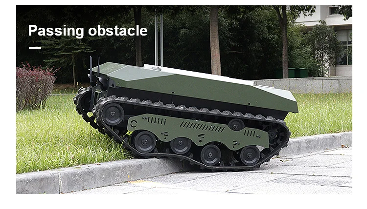 Commercial Robot Rc Crawler Vehicle Agricultural Ugv Rubber Track ...