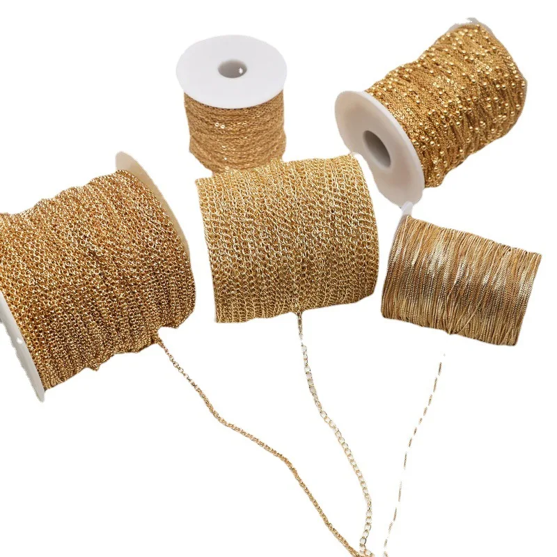 Lefeng Wholesale Stainless Steel Anti Tarnish 14k 18k Gold Chains Bulk ...