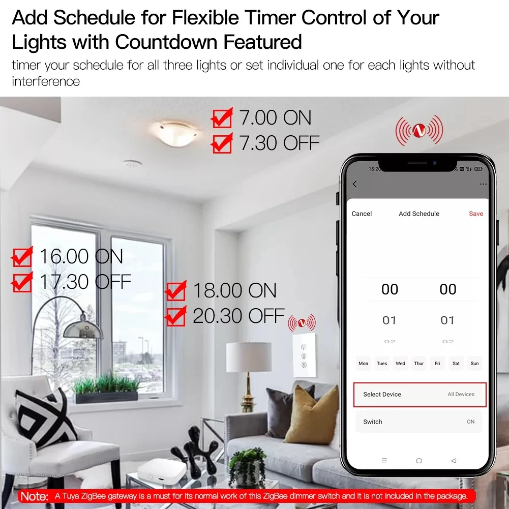 Tuya Smart Switches - Efficient Wi-Fi and Zigbee Solutions