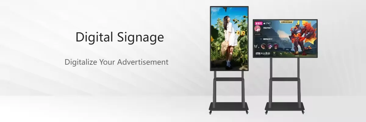 Jdy Vertical Full Screen Portrait Signage 65 70 75 Inch Advertisement ...