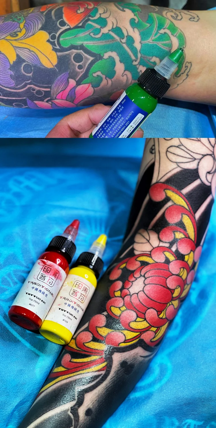 1 Oz Professional Tattoo Ink And Supplies For Outlining Shading ...