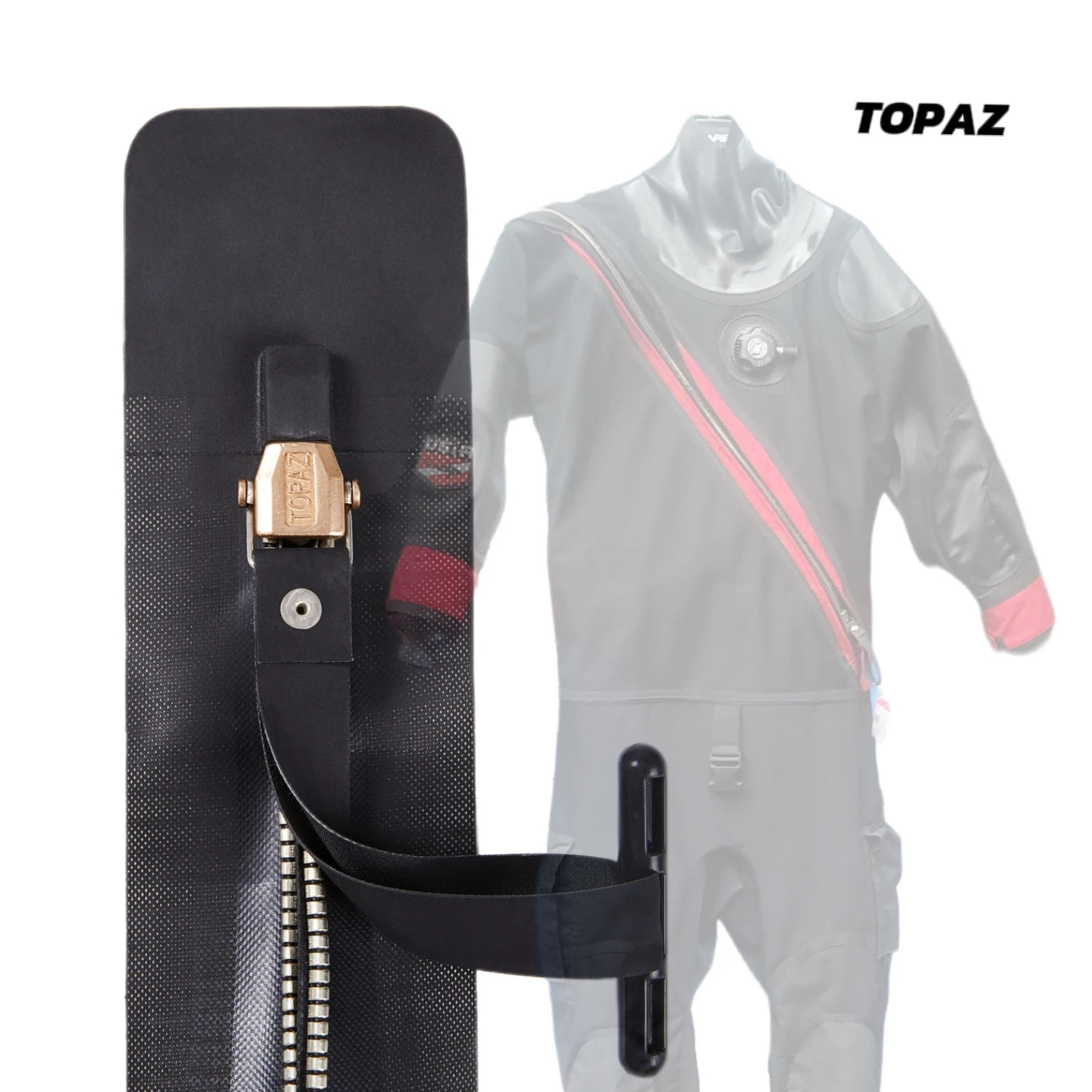 TOPAZ Professional Drysuit Zipper for Dry Suit Zipper Diving Suit ...