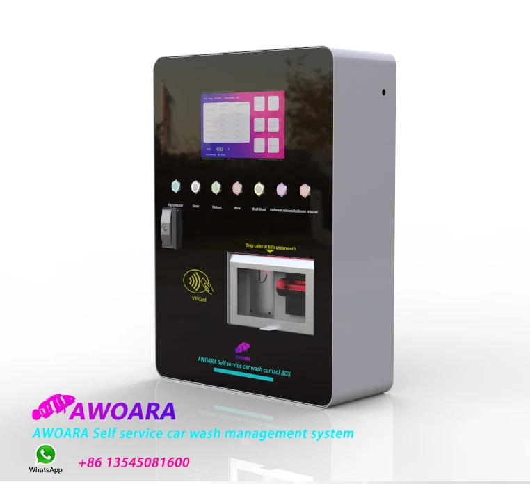 7in1 Payment System for Self Service Car Wash Stations