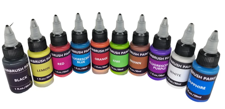 Airbrush Paint Acrylic Transparent air Paint Brush Kit for DIY Painting ...