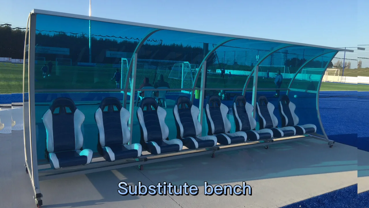 Outdoor Mobile Referee Sports Bench Portable Football Team Shelter ...