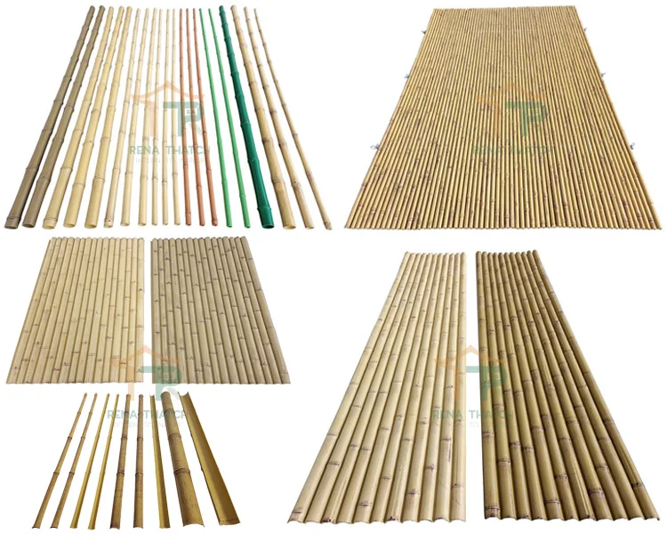 Class A Fire Resistant Synthetic Bamboo Pole by Rena Thatch