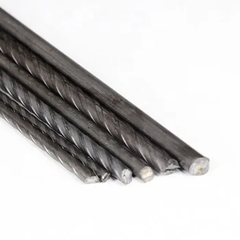 High Tension 1670mpa 5mm 7mm Prestressed Concrete Steel Wire Indented ...