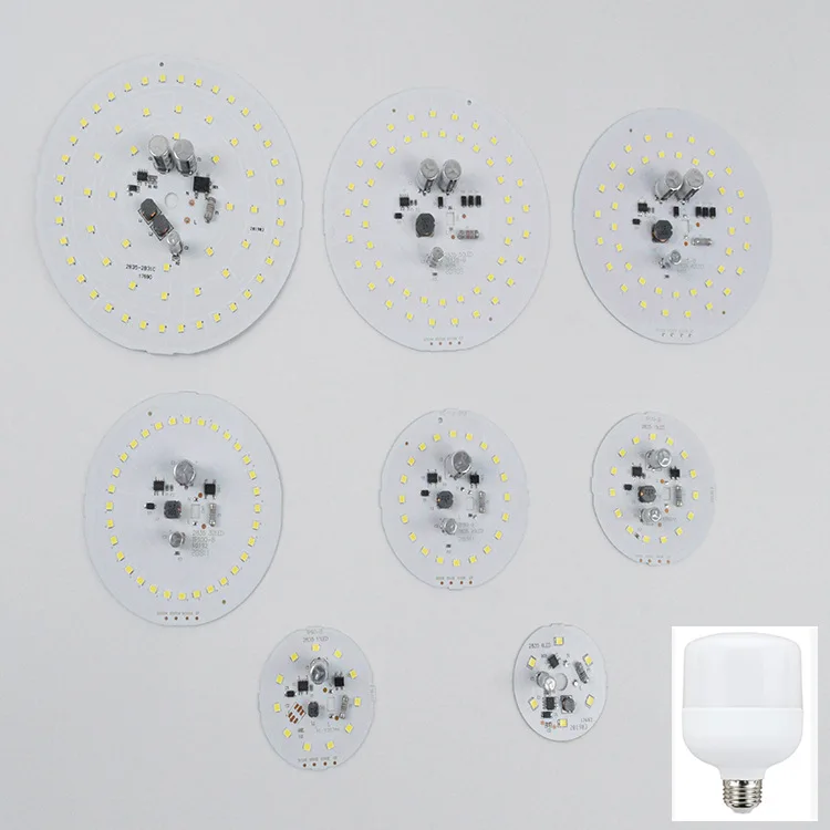 12W Dob 2835 LED SMD Board for Bulb Light – Rectangular & Round Circuit ...