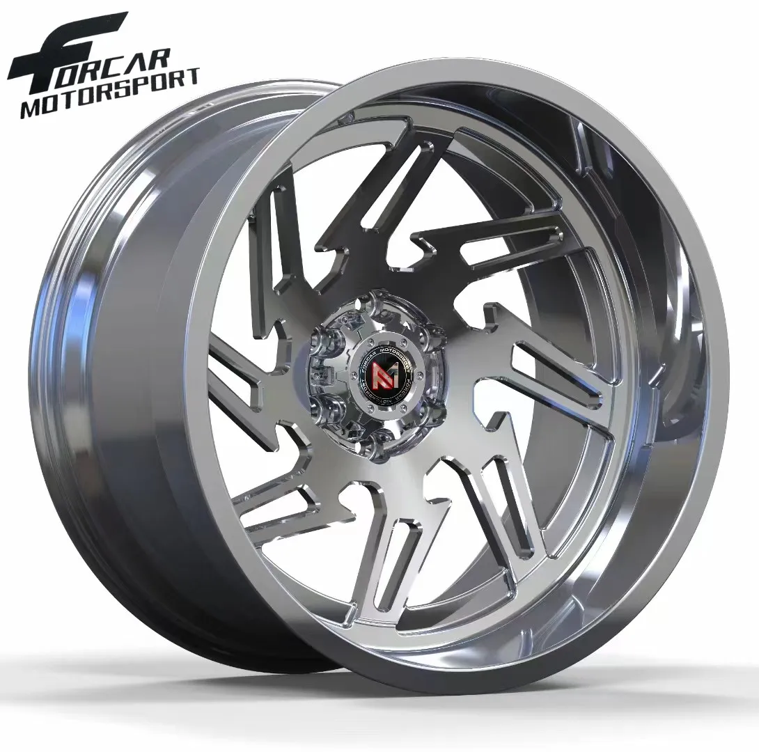 Forged Custom Aluminum One Piece Chrome Silver H Style 12/14/16 Inch ...