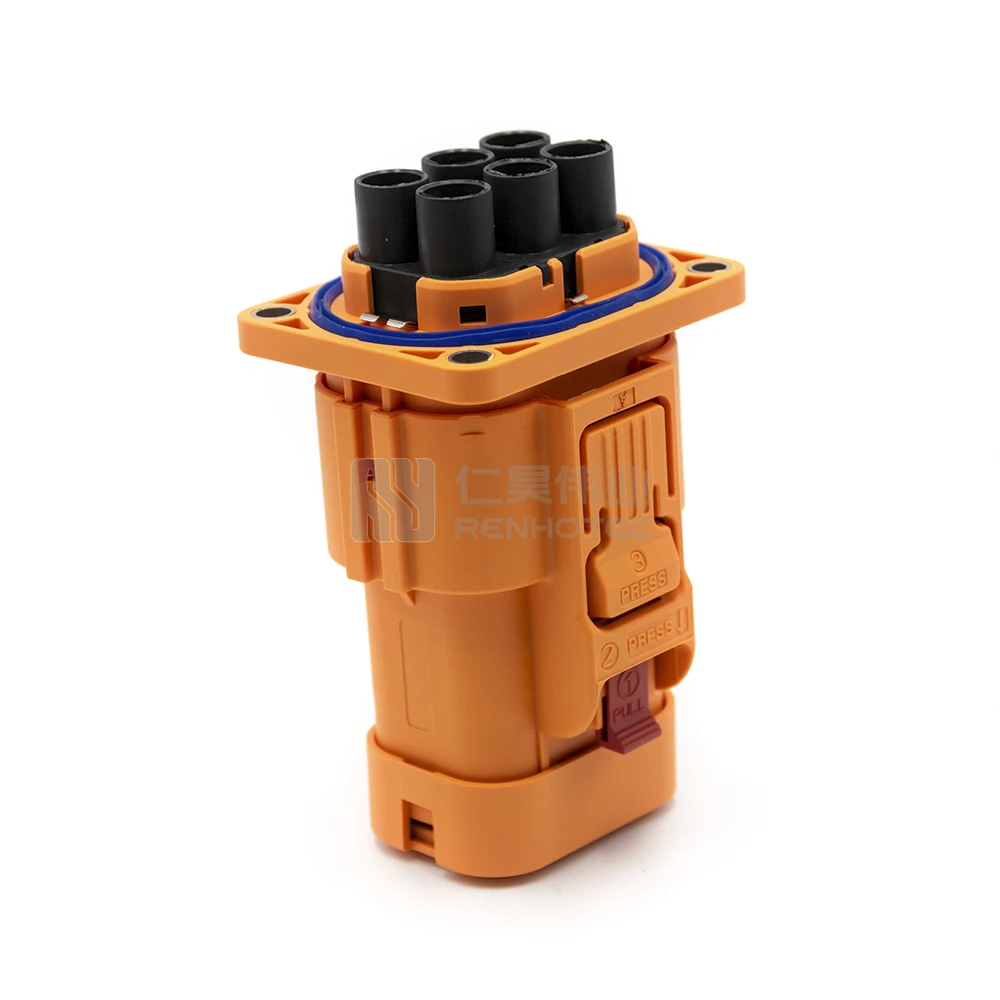 2 Way Connector Terminal Panel Mount Connector For Energy Storage ...