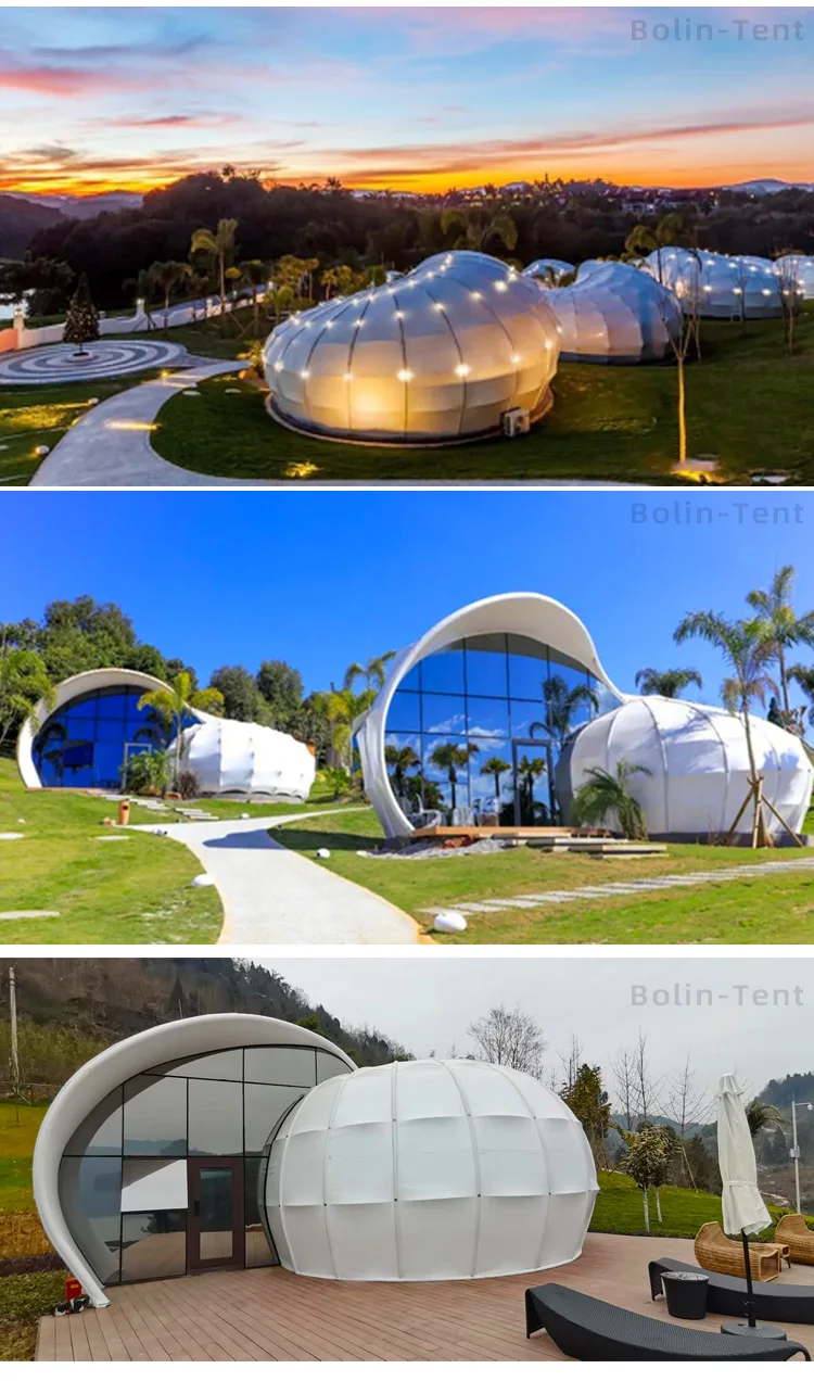 Snail Shell-Shaped Tent - Durable and Waterproof Glamping Tent