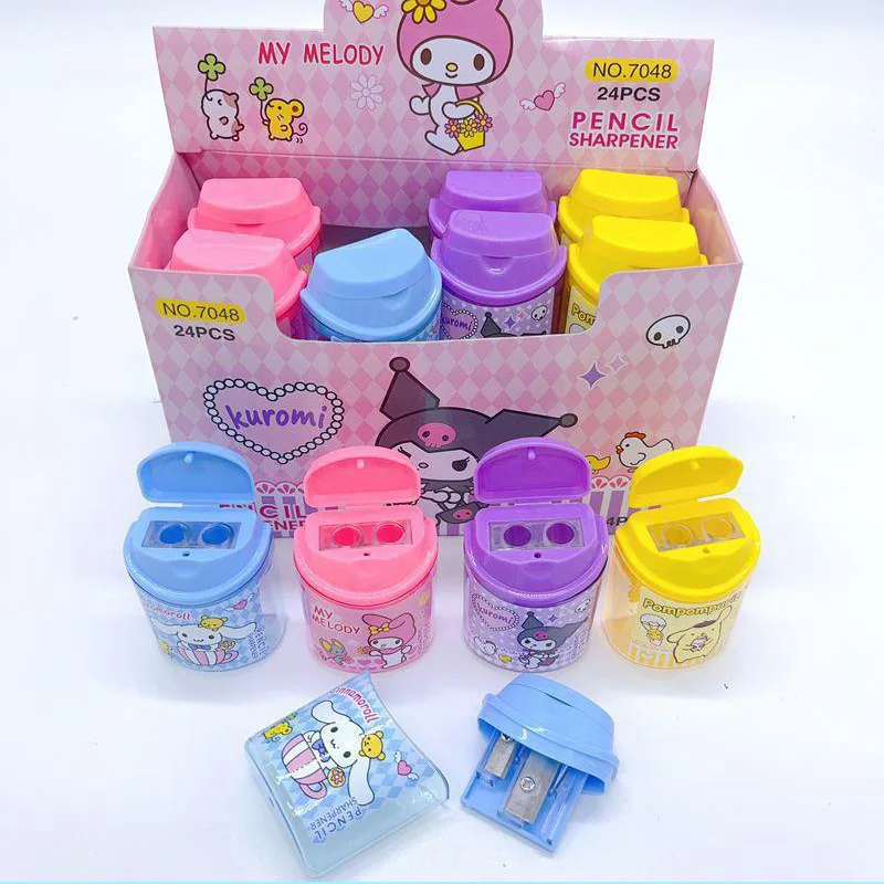 Linda My Melody Cinnamon Kuromi Schoolboy Stationery Double Hole Pencil ...