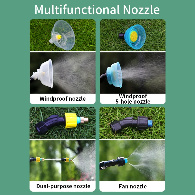 12l Portable Sprayers Garden Orchard Hand Held Battery Operated Sprayer ...