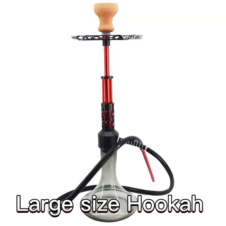 Custom Logo Shisha Hookah Russian Aluminium Alloy Single Hose Glass ...