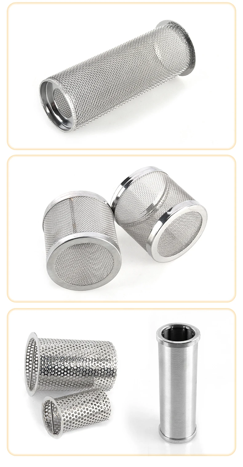 Stainless Steel Perforating Porous Metal Filter Mesh Tube - Buy Metal ...