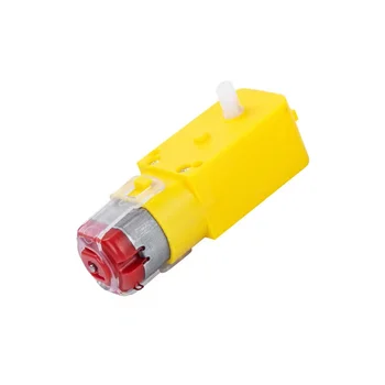 Yellow Dc3v-6v Dc Motor Tt Motor Ligent Car Chassis Fourwheel Magnetic ...
