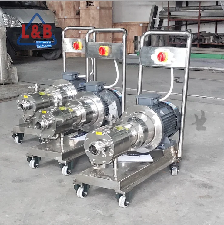 Steel Multi-stages Rotor and Stator Homogenizer Mixer Type Liquid ...