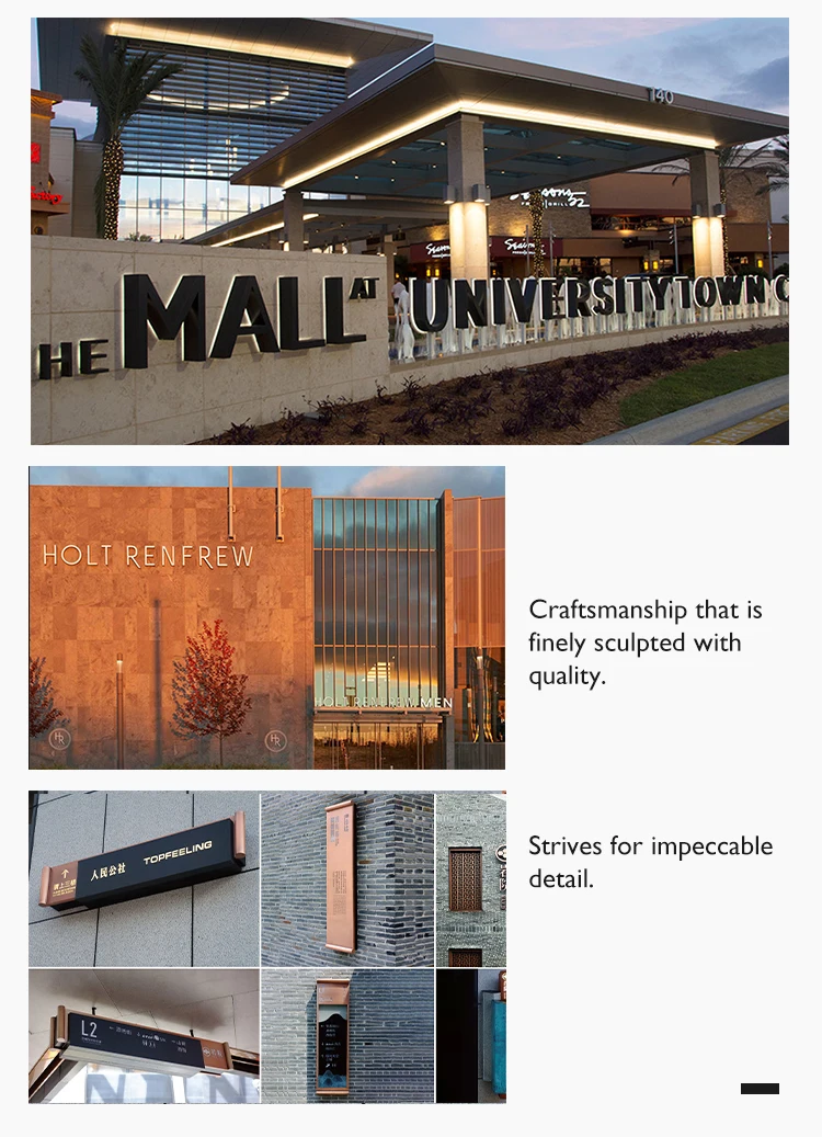 Outdoor Retail Signage Digital Aisle Store Front Design Printing ...