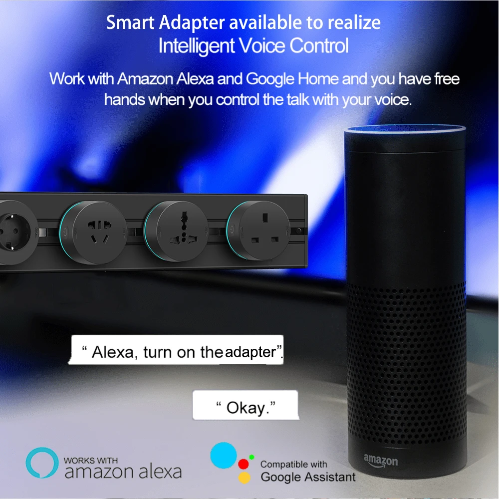 Kaisi 32a Socket Track 8000w Power Track With Smart Socket Wall Mounted ...