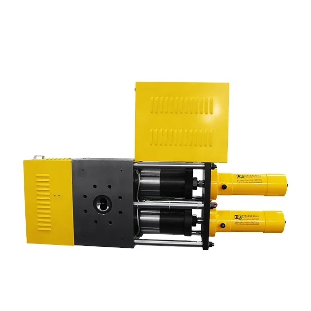 Automatic Polymer Extrusion Dual Pillar Hydraulic Screen Pack Changer ...