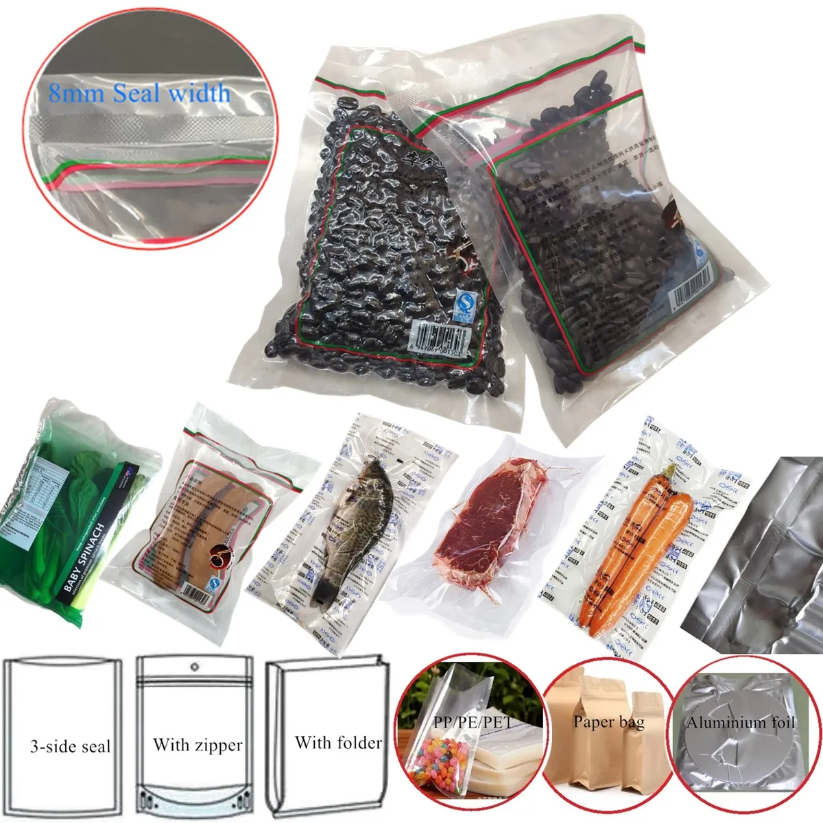 Multi-Function Table Top Gas Flushing Vacuum Packaging Machine for ...