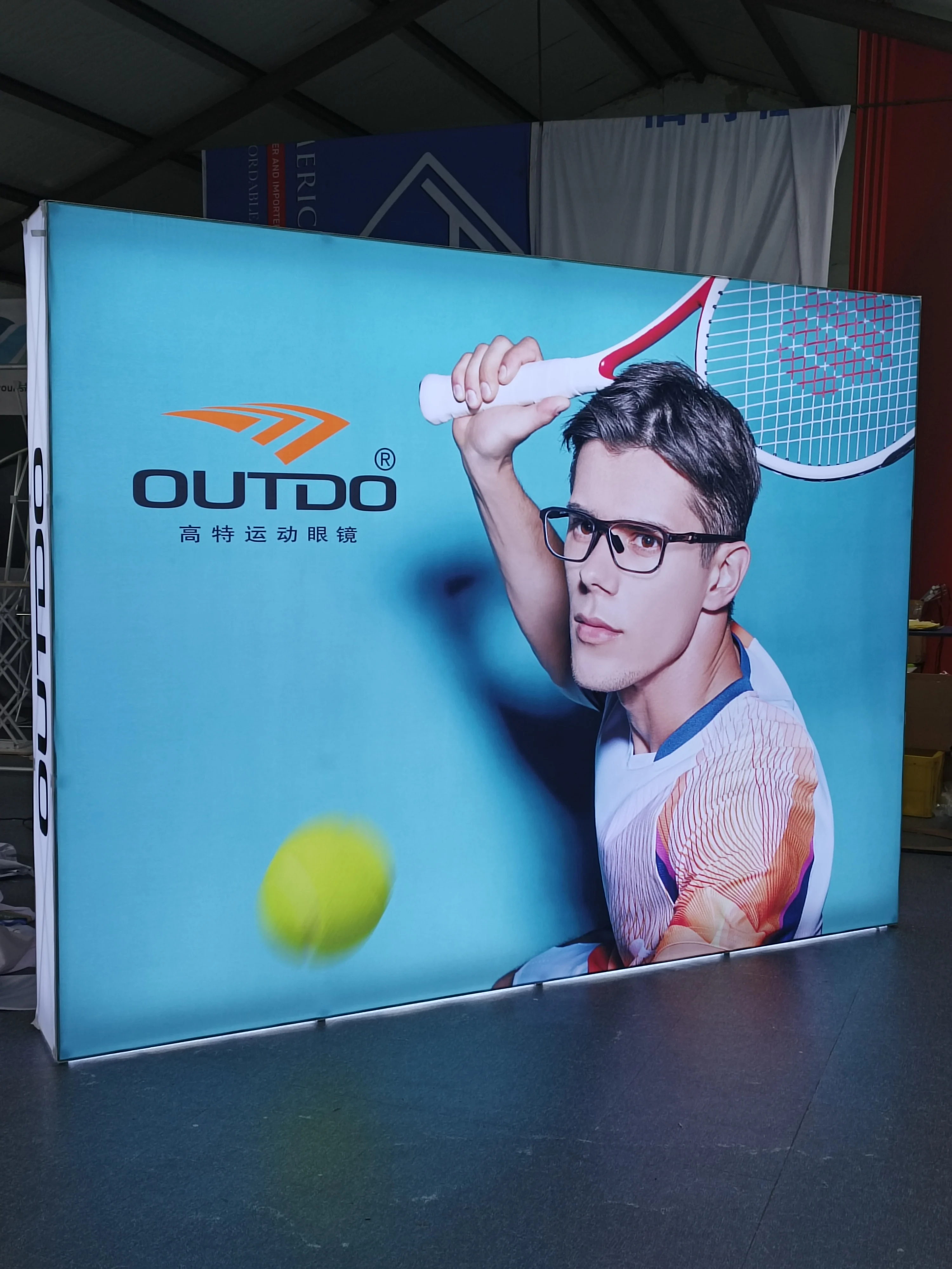Backlit Panel Led-lit Pop Up Backdrop For Trade Show Booths - Buy ...