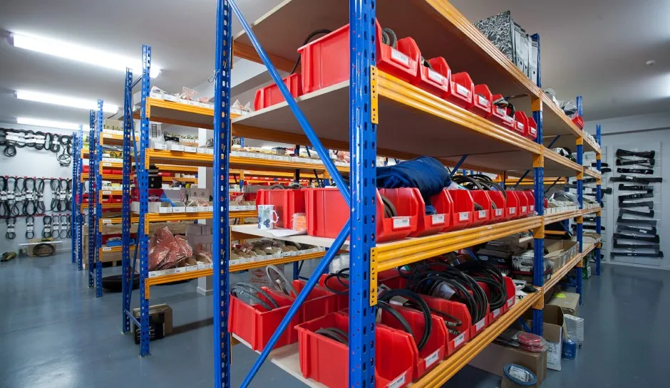 Open Front Storage Bins Plastic Organizer Large Warehouse Stackable ...