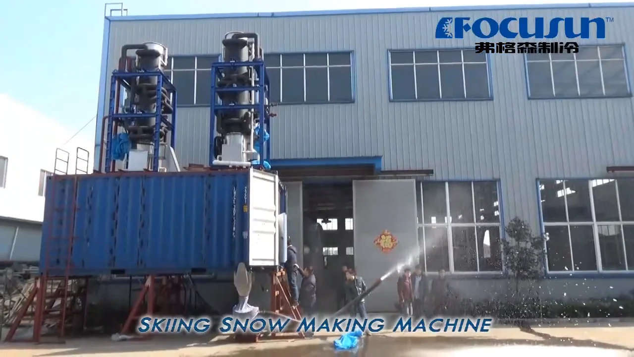 Snow Making System 700 Square Meters Using Tube Ice To Make Snow With ...