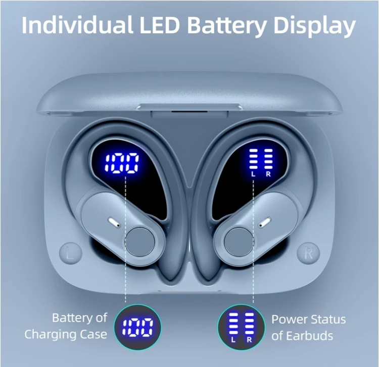 OEM T60 Earphones - Wireless Stereo Earbuds with IPX-7 Waterproofing