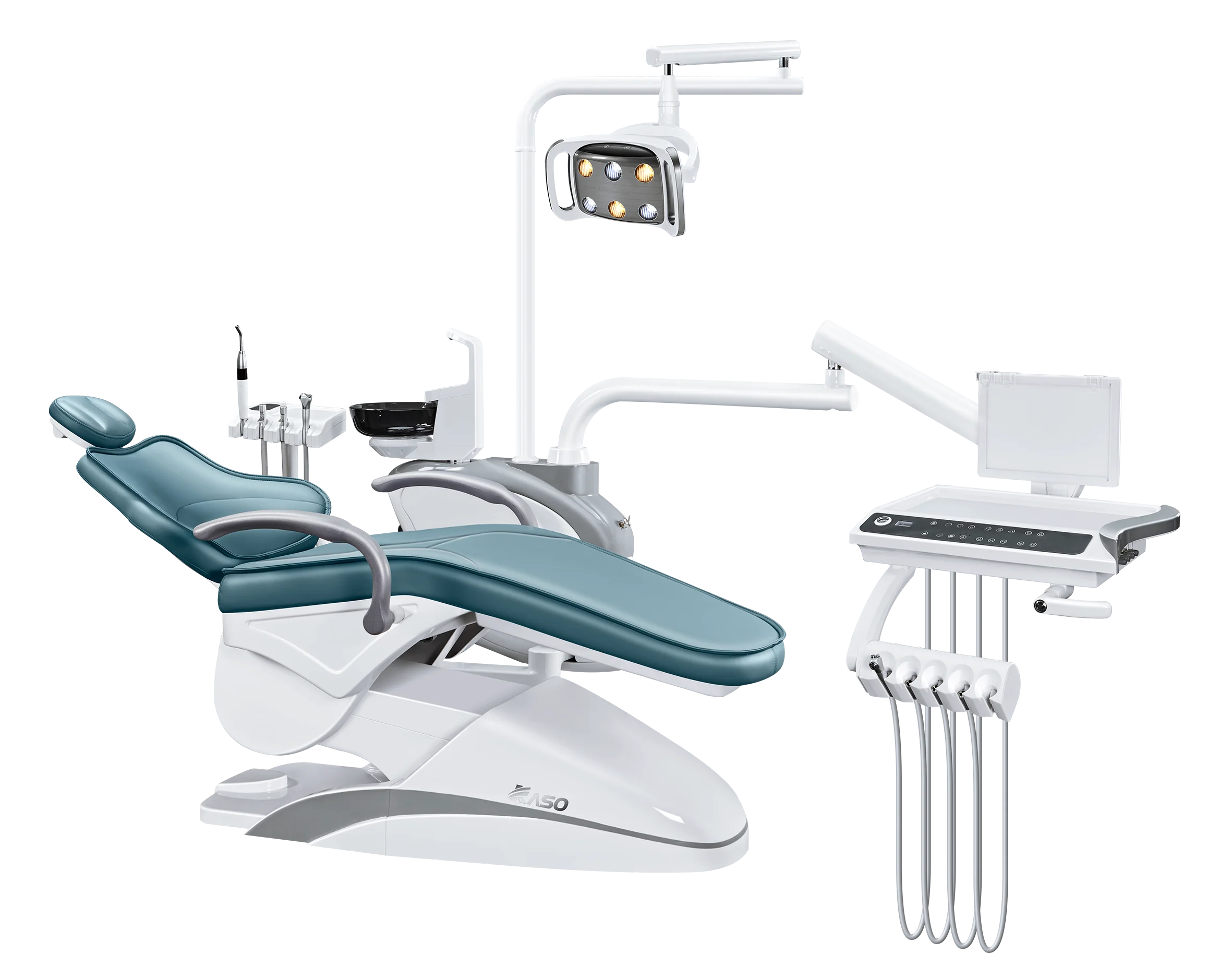 KASO Medical KS-R2 럭셔리 치과 유닛, 전기식, 다양한 색상 옵션