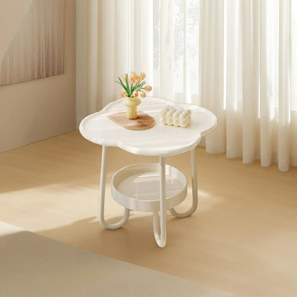 Modern Small Plastic Side Table For Bedroom Or Living Room Home Furniture For Tea And Coffee