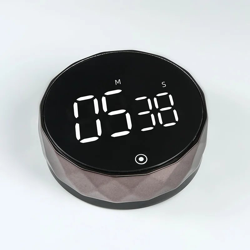 Large LED Display Rotatable Countdown Magnetic Cooking Timer Round ...