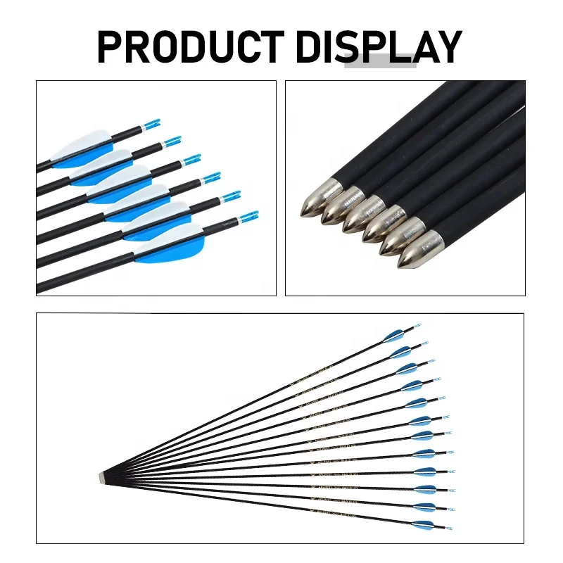 SPG Archery 6mm Mixed Carbon Arrows - Precision & Durability