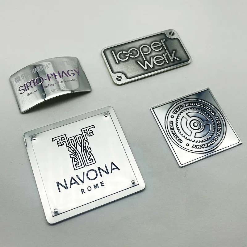 Hot Selling Customized Metallic Logo Embossing Aluminum Foil Self ...