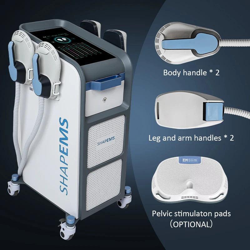 15 Tesla Slimming Contour Portable Body Building 4 Handles Ems Neo Rf ...