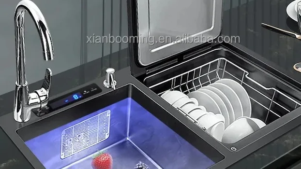 Lavaplatos Modernos Dishwasher Black Sink Stainless Steel Fregaderos De ...