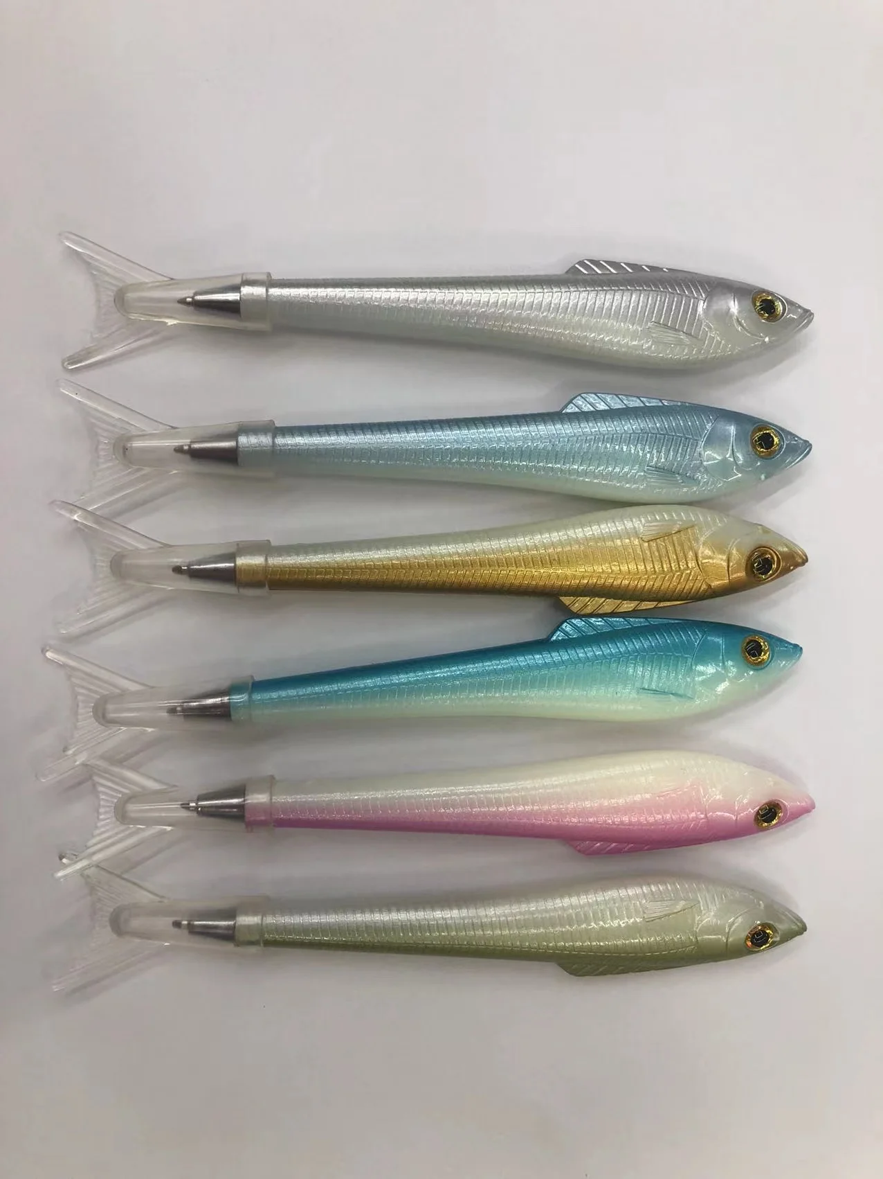 Cute Creative Glow At Night Plastic Multicolor Marine Fish Shape ...