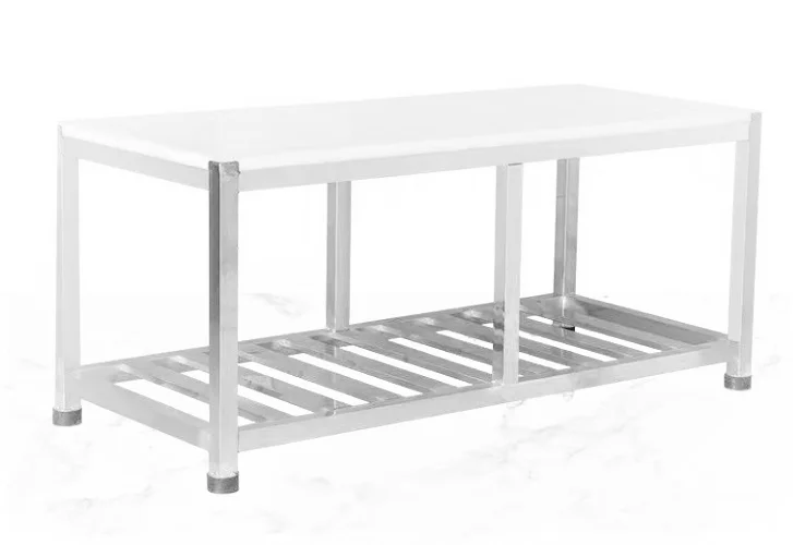 Customized Stainless Steel Industrial Worktable Butcher Table with ...