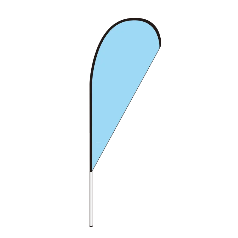 2.8m Custom Feather Flags - Ideal for Outdoor Advertising