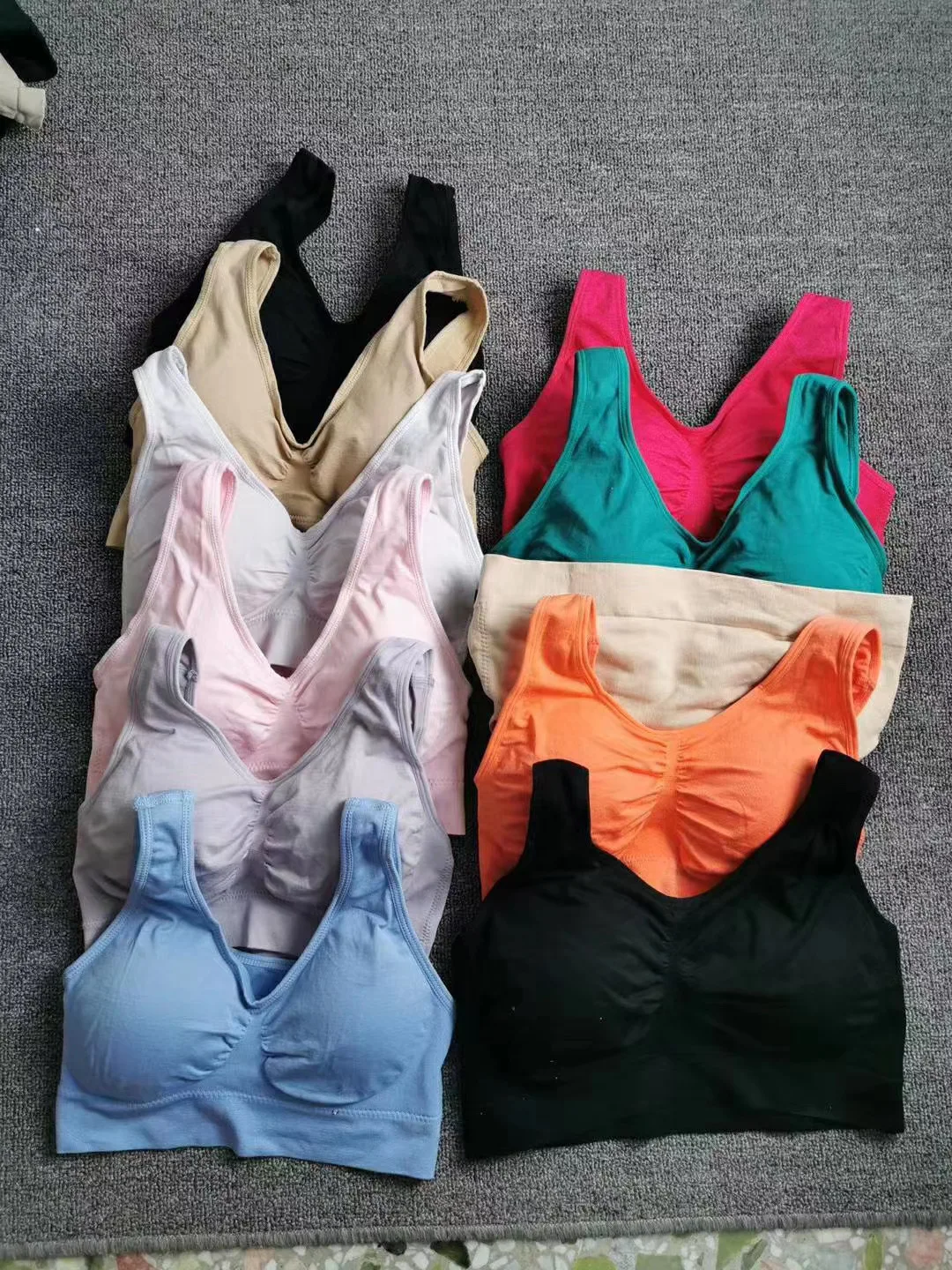 Teen Girls Seamless Bra With Removable Pads And Convertible Straps Four ...