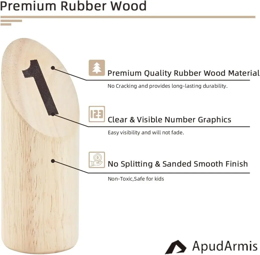 Numbered Block Toss Game - Fun Outdoor Activity for All Ages