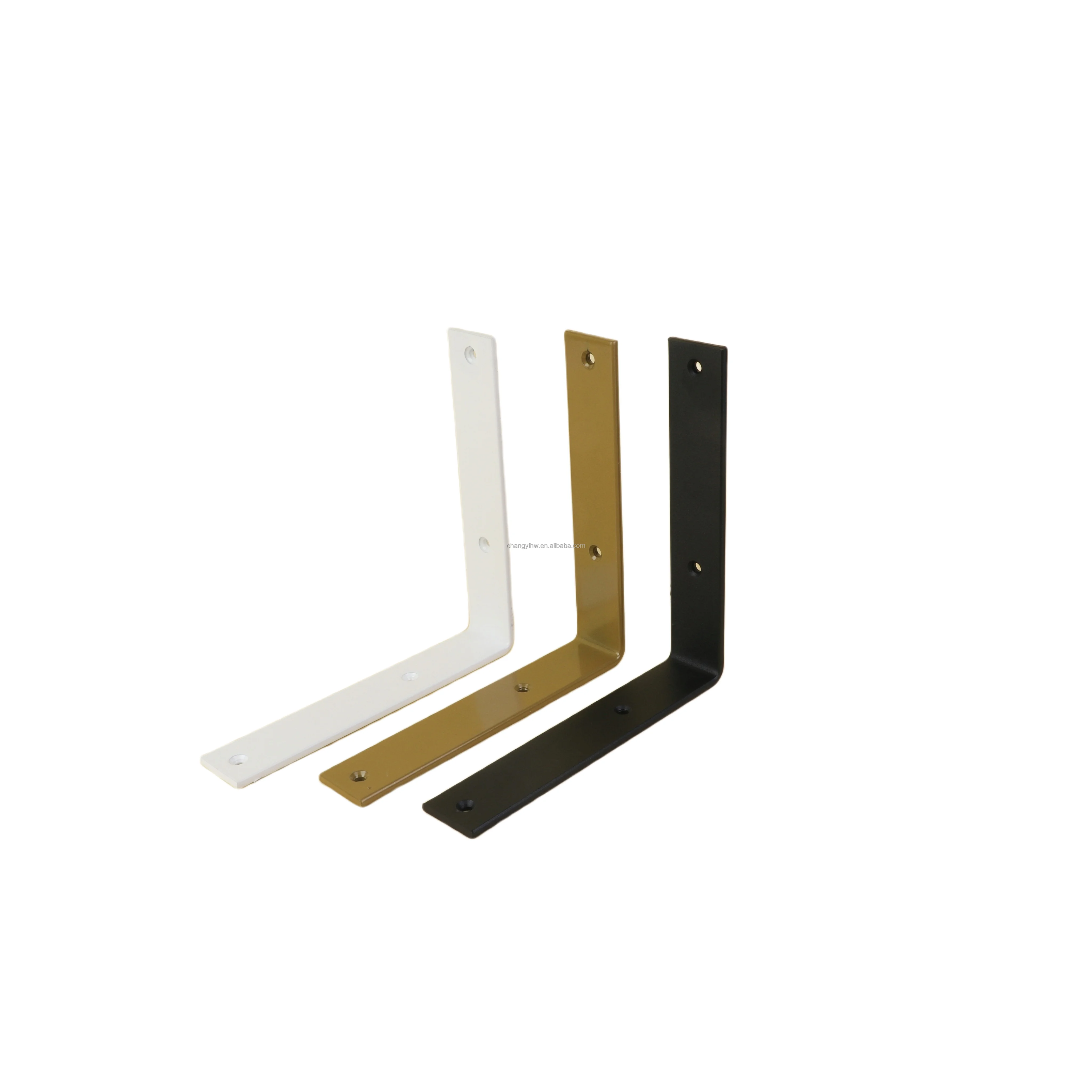 Heavy Duty Metal Right Angle L Brackets for Home Shelves Single ...