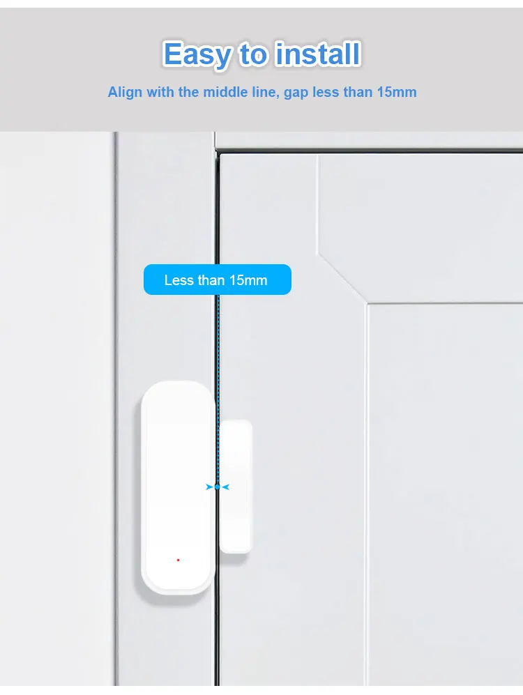Tuya Zigbee Smart Automatic Elevator Window Open Sensor Magnetic ...