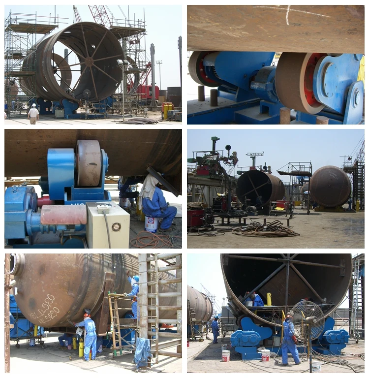 Zhouxiang 10 Ton Multifunction Welding Pipe Roller Rotator for Pressure ...