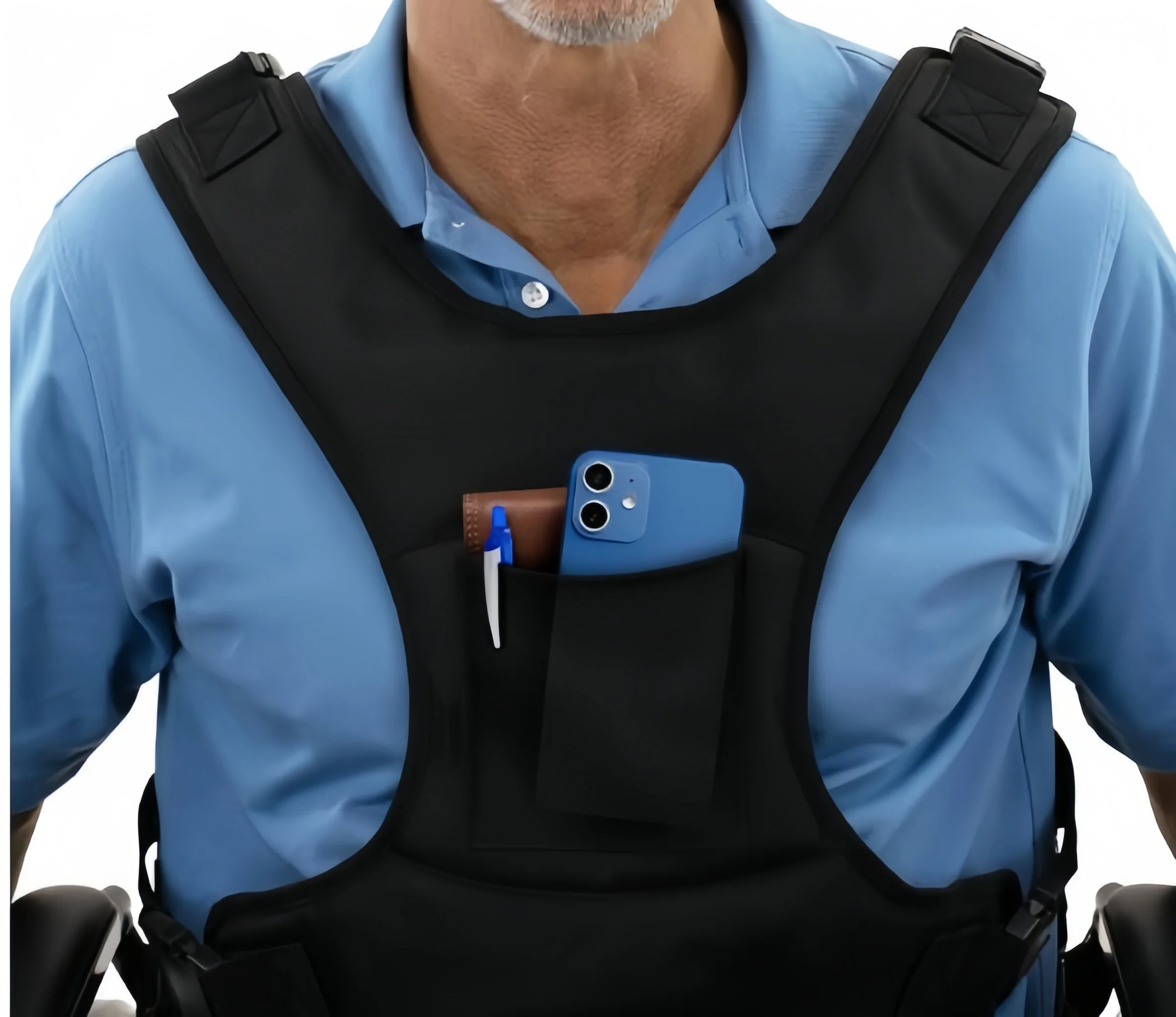 Caring Elderly Medical Restraint Chest Harness Straps Support Vest ...